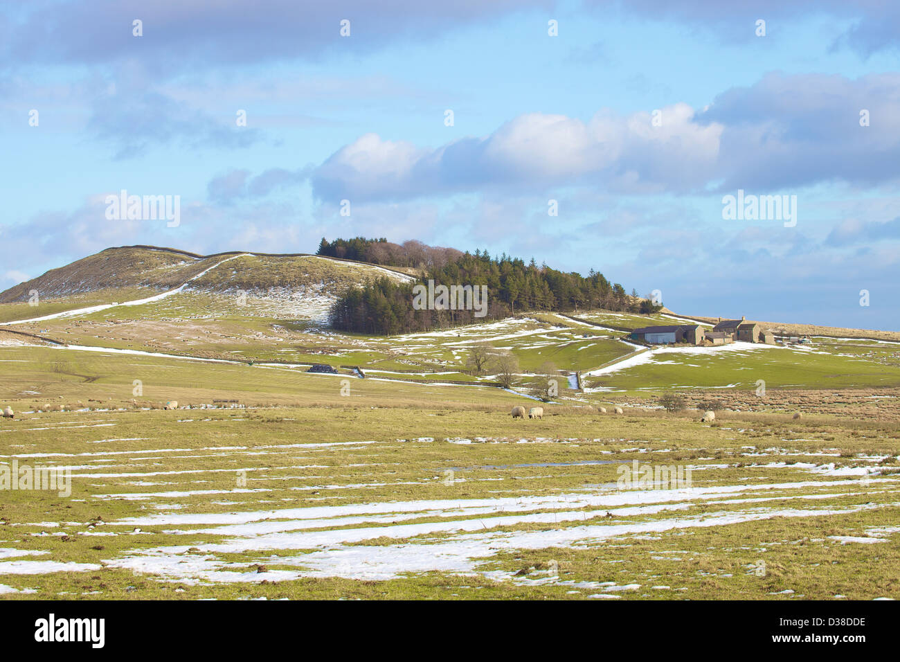 Hot Bank and Hot Bank Farm Hadrian's Wall Northumbria England United ...
