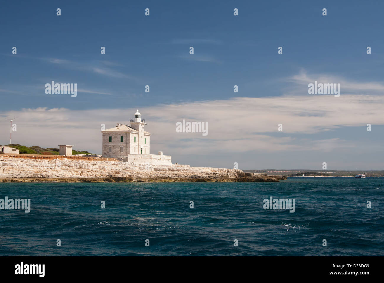 A lighthouse on the island Brijuni- Croatia Stock Photo - Alamy