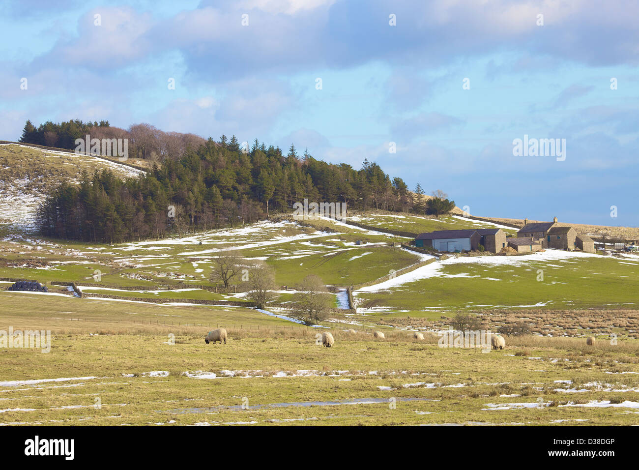 Hot Bank and Hot Bank Farm Hadrian's Wall Northumbria England United ...