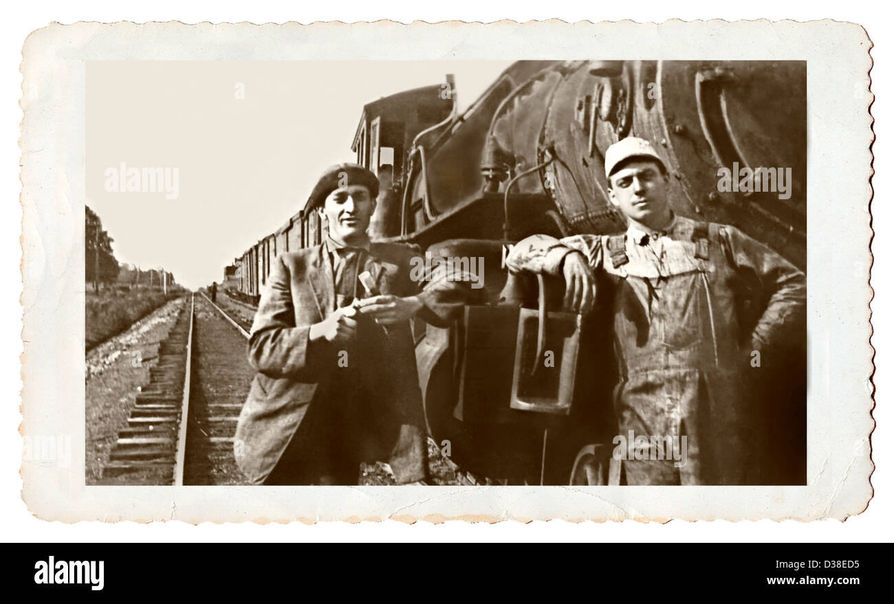 Vintage photography people Cut Out Stock Images & Pictures - Alamy