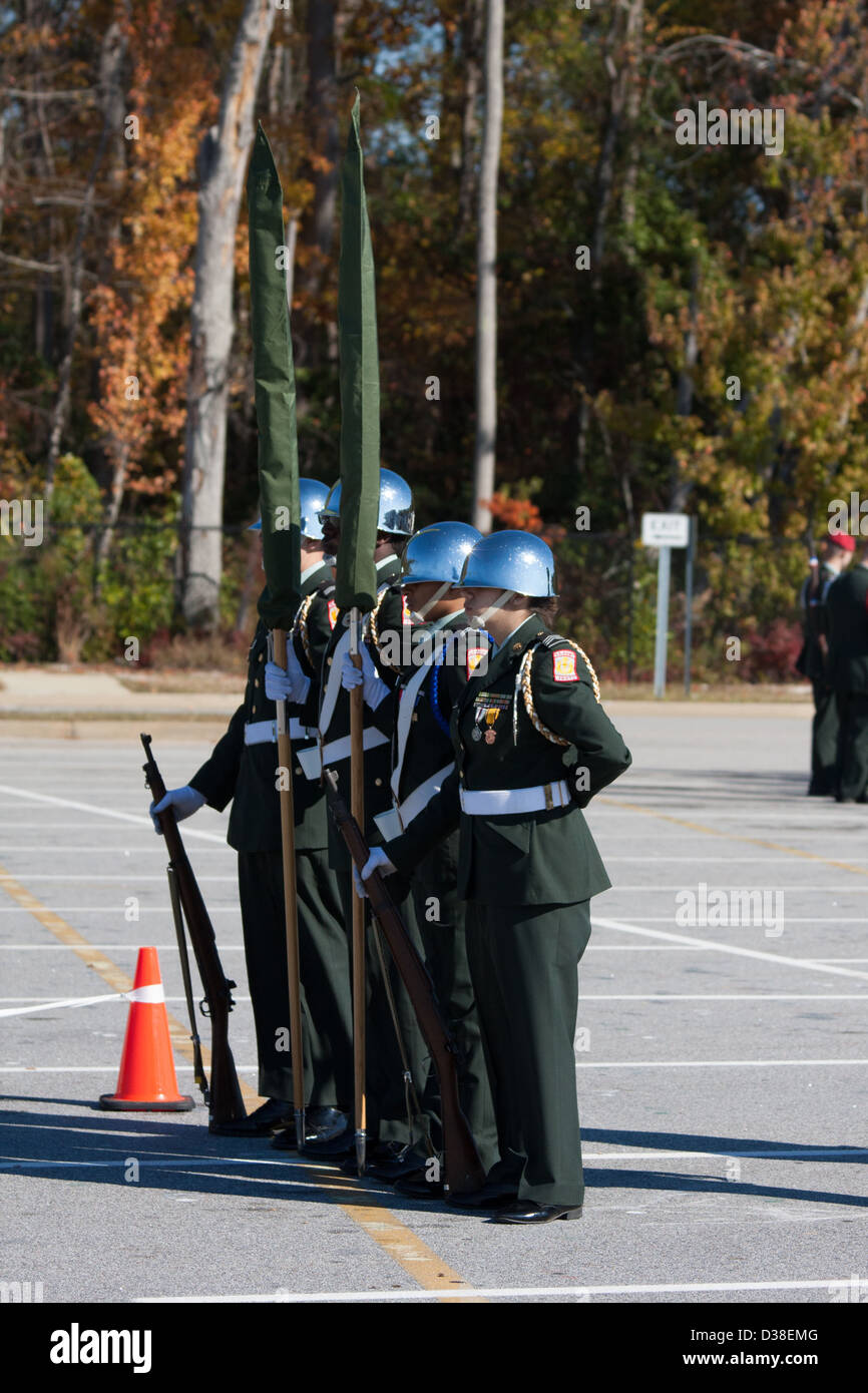 Junior ROTC Color Guard Stock Photo - Alamy