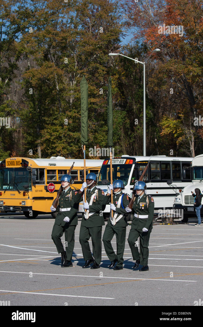 Junior ROTC Color Guard Stock Photo - Alamy