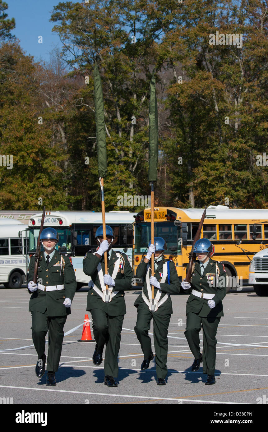 Junior ROTC Color Guard Stock Photo - Alamy
