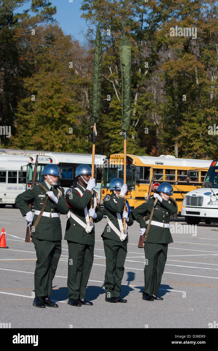 Junior ROTC Color Guard Stock Photo - Alamy