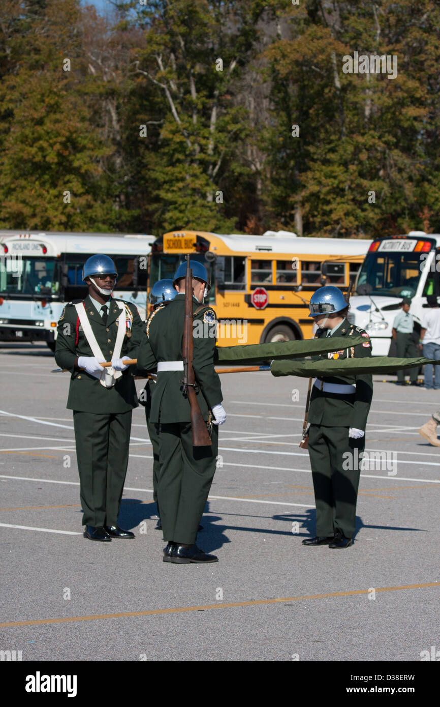 Junior ROTC Color Guard Stock Photo - Alamy