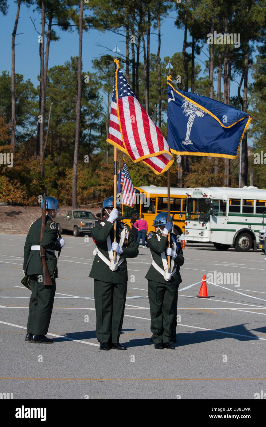 Junior ROTC Color Guard Stock Photo - Alamy
