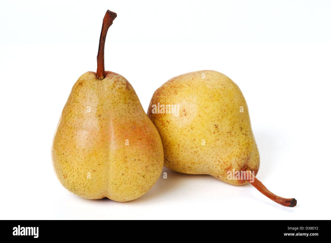Two pears Cut Out Stock Images & Pictures - Alamy
