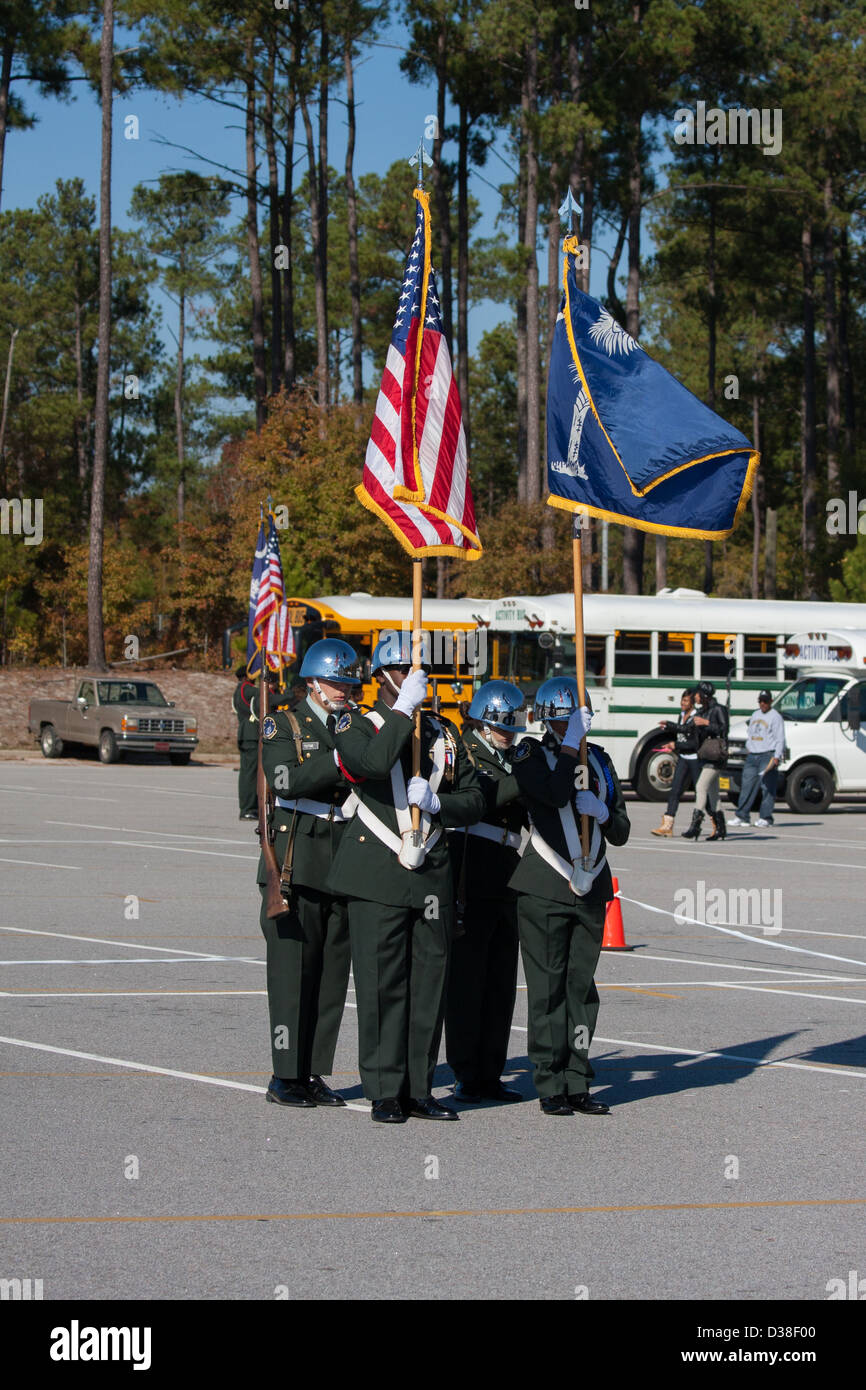 Junior ROTC Color Guard Stock Photo - Alamy