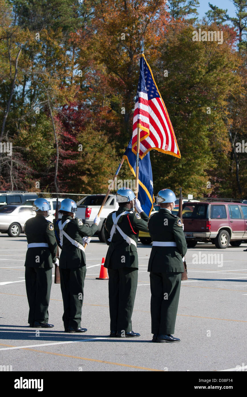 Junior ROTC Color Guard Stock Photo - Alamy