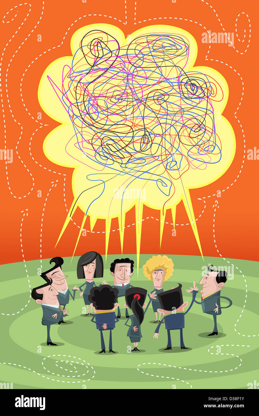 Mess confusion hi-res stock photography and images - Alamy