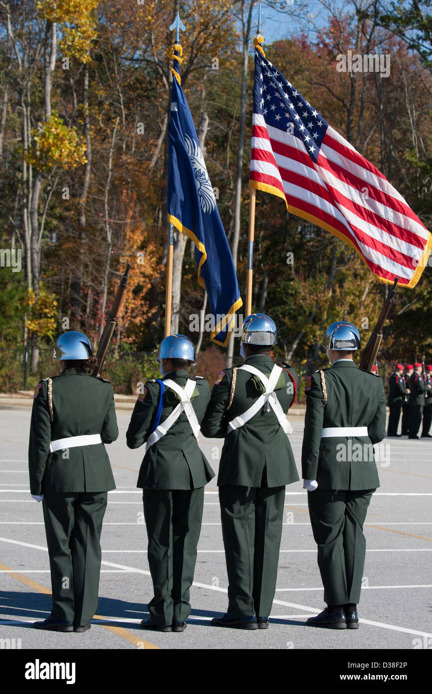 Junior ROTC Color Guard Stock Photo - Alamy