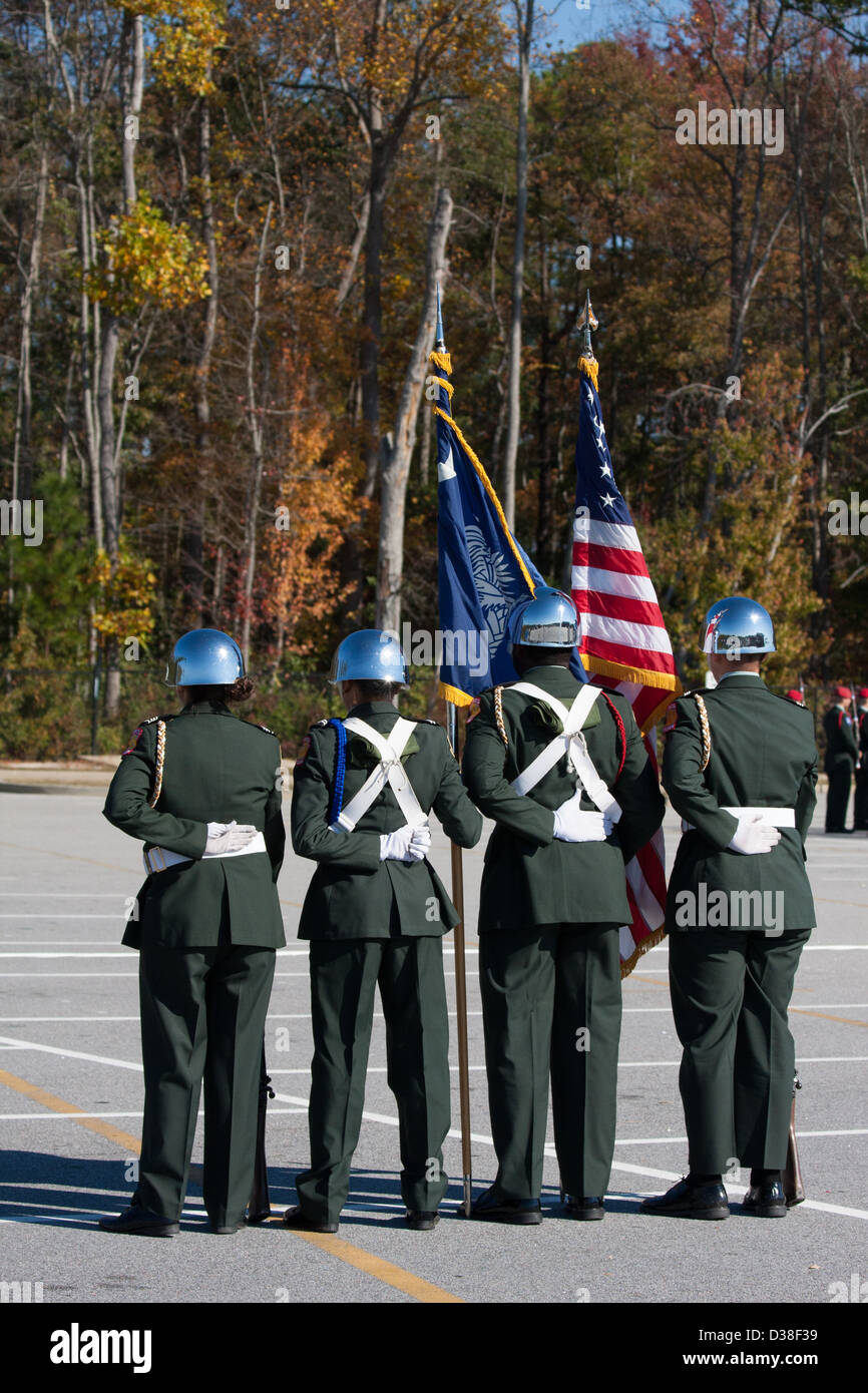 Junior ROTC Color Guard Stock Photo - Alamy
