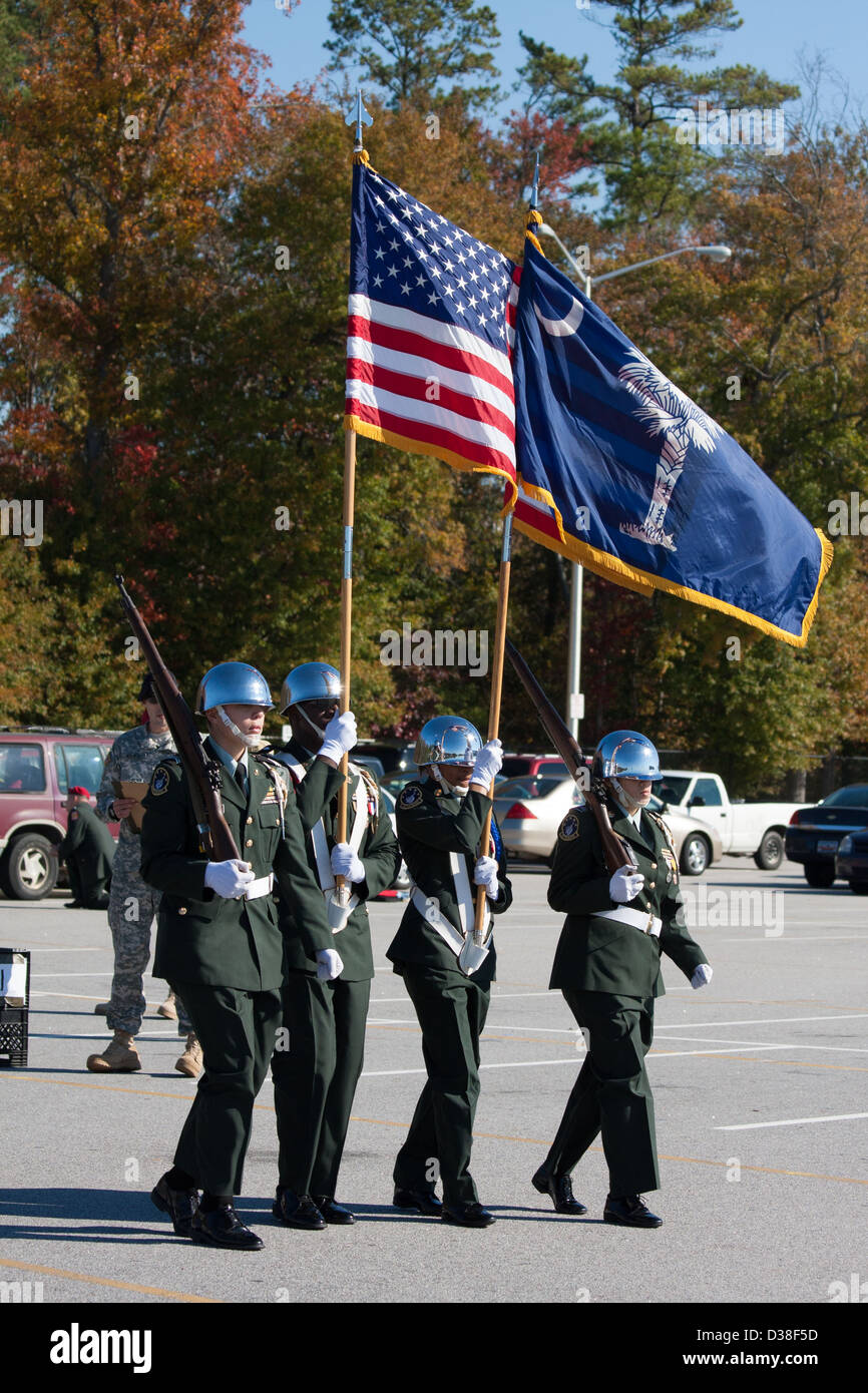 Junior ROTC Color Guard Stock Photo - Alamy