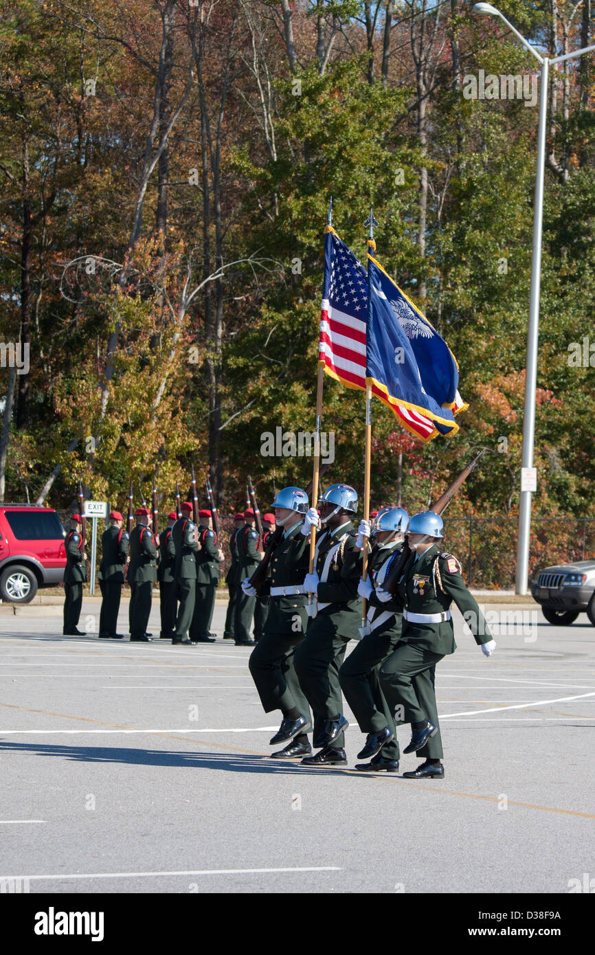 Junior ROTC Color Guard Stock Photo - Alamy