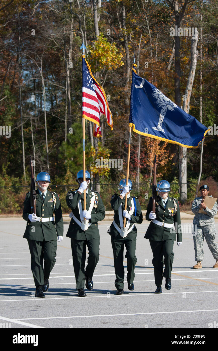 Junior ROTC Color Guard Stock Photo - Alamy