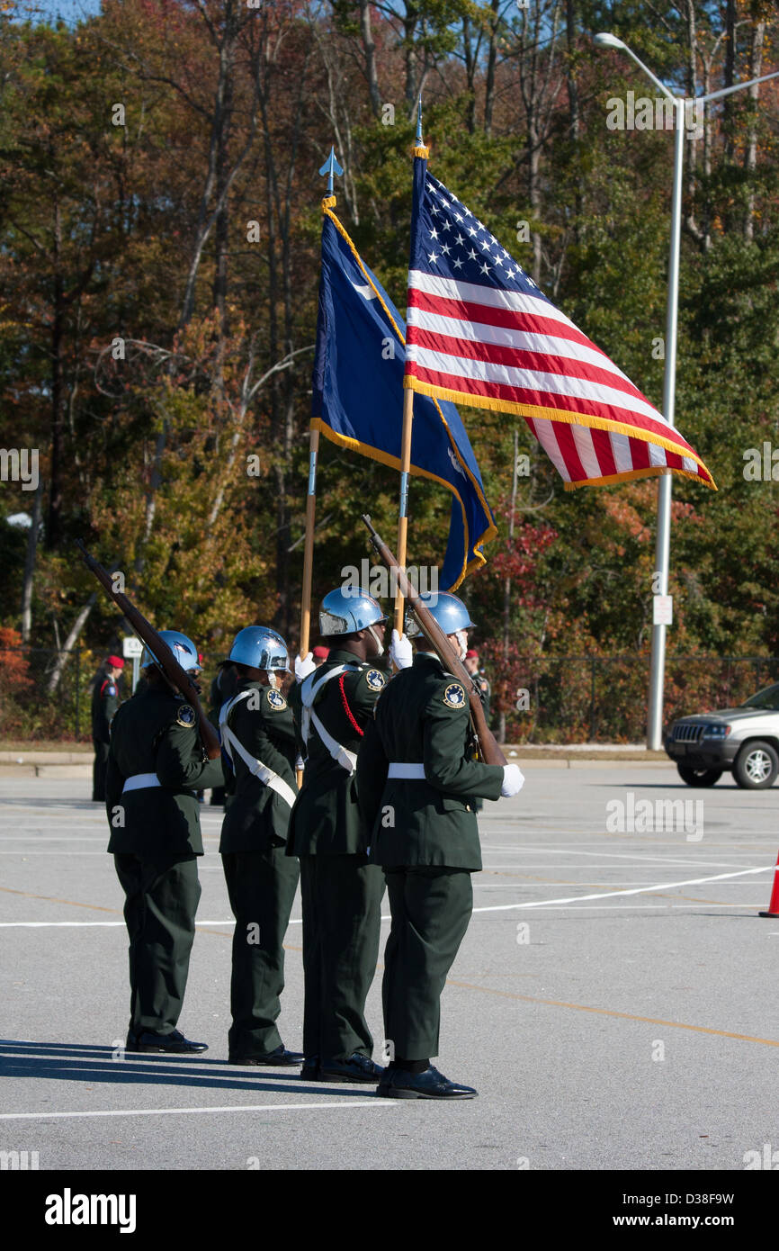 Junior ROTC Color Guard Stock Photo - Alamy