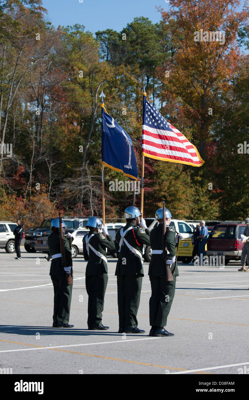 Junior ROTC Color Guard Stock Photo - Alamy