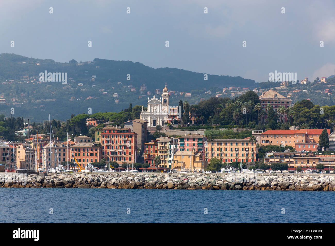 Santa Margherita- beautiful seaport in Italy Stock Photo - Alamy