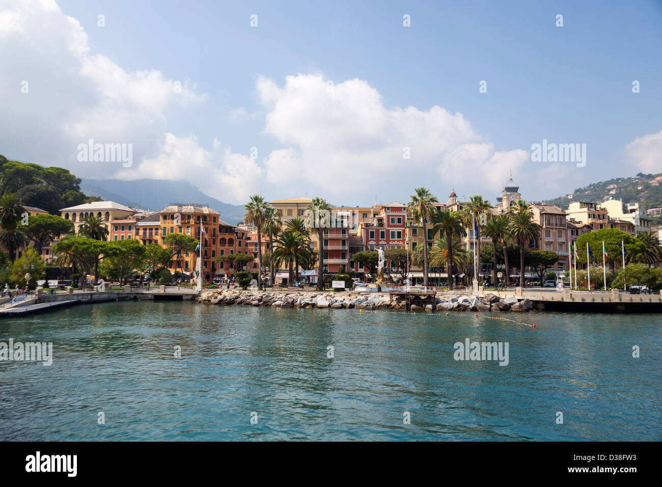 Santa Margherita- beautiful seaport in Italy Stock Photo - Alamy