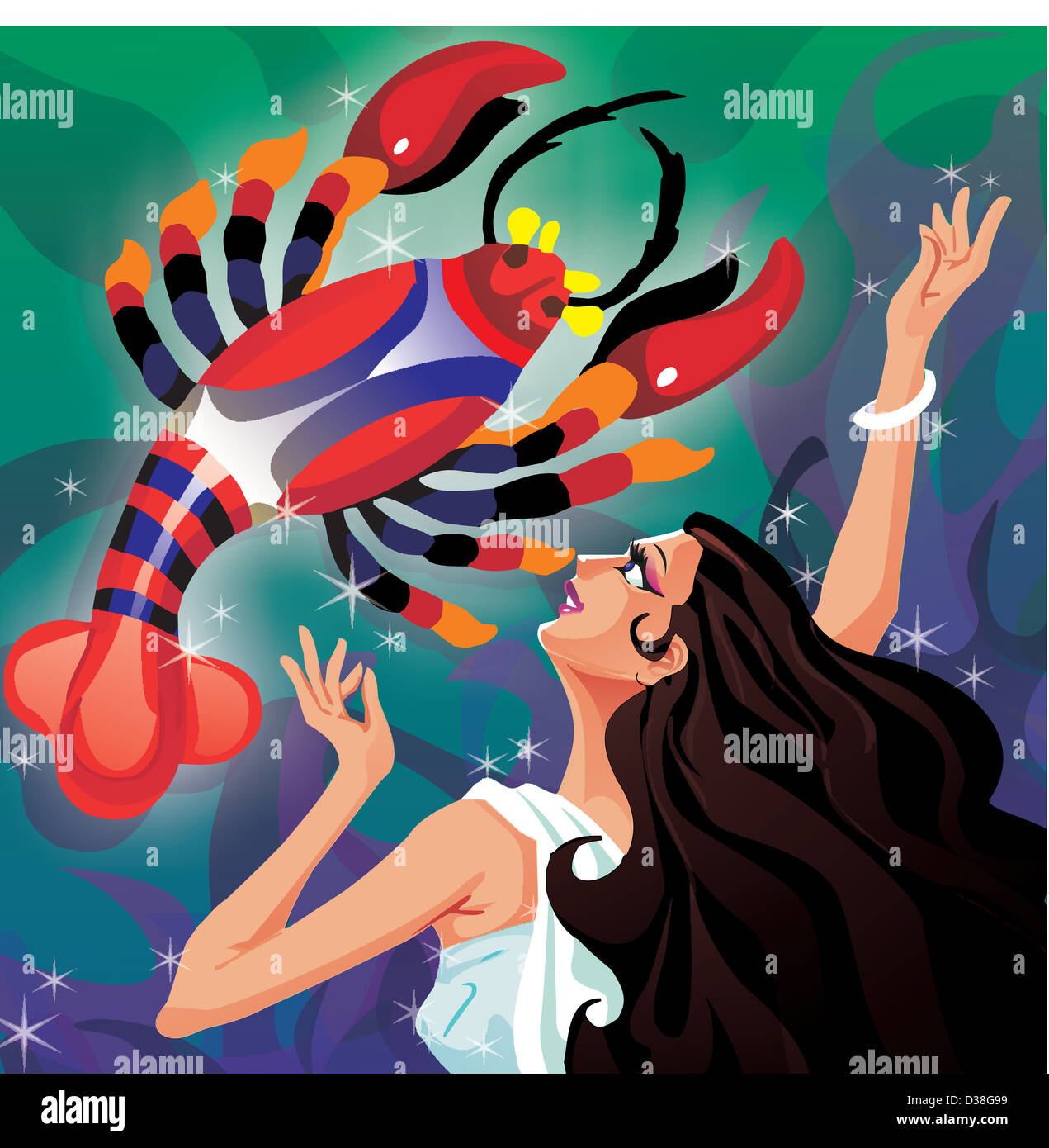 Scorpio zodiac sign Stock Photo - Alamy