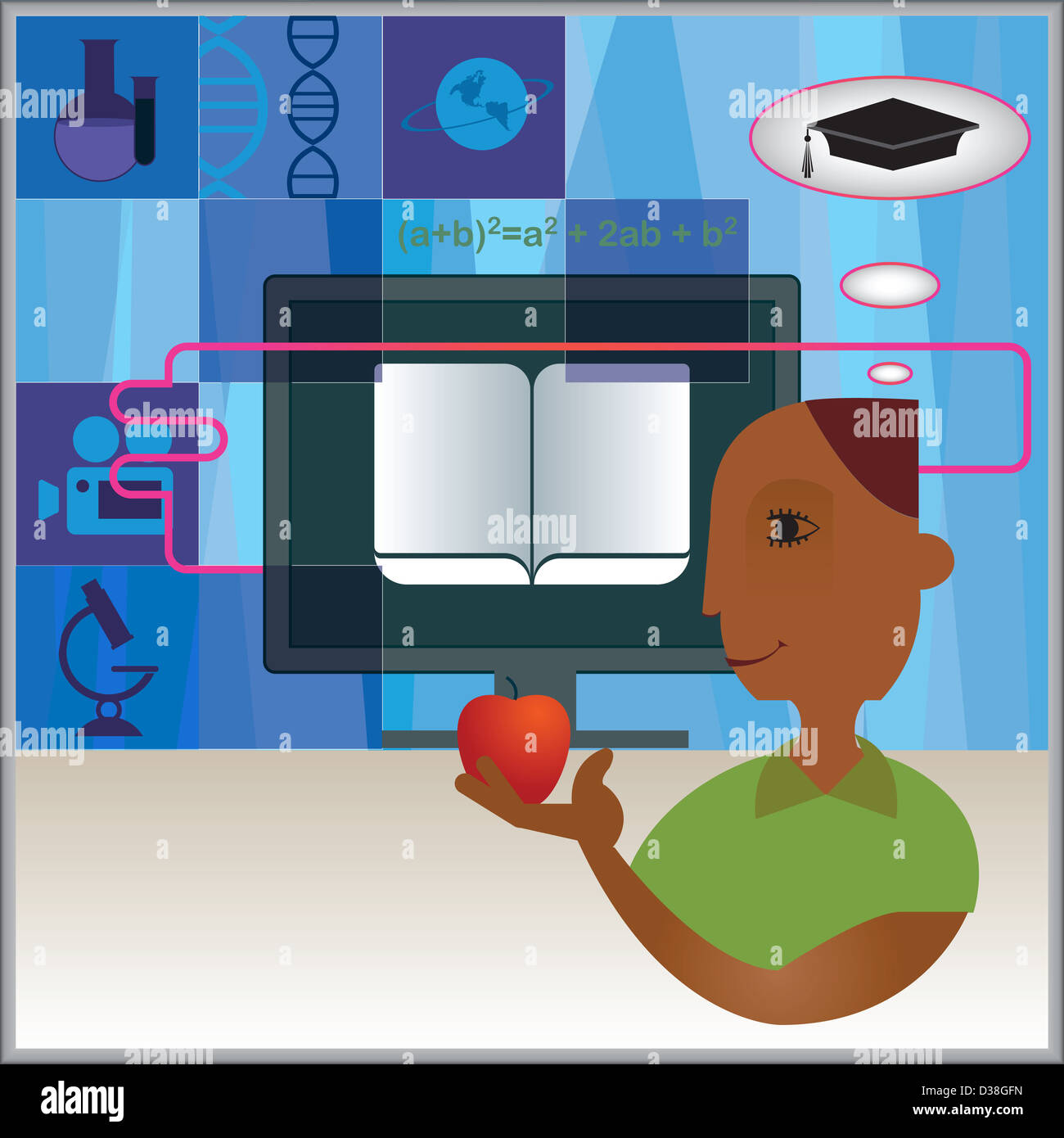 Online education hi-res stock photography and images - Alamy