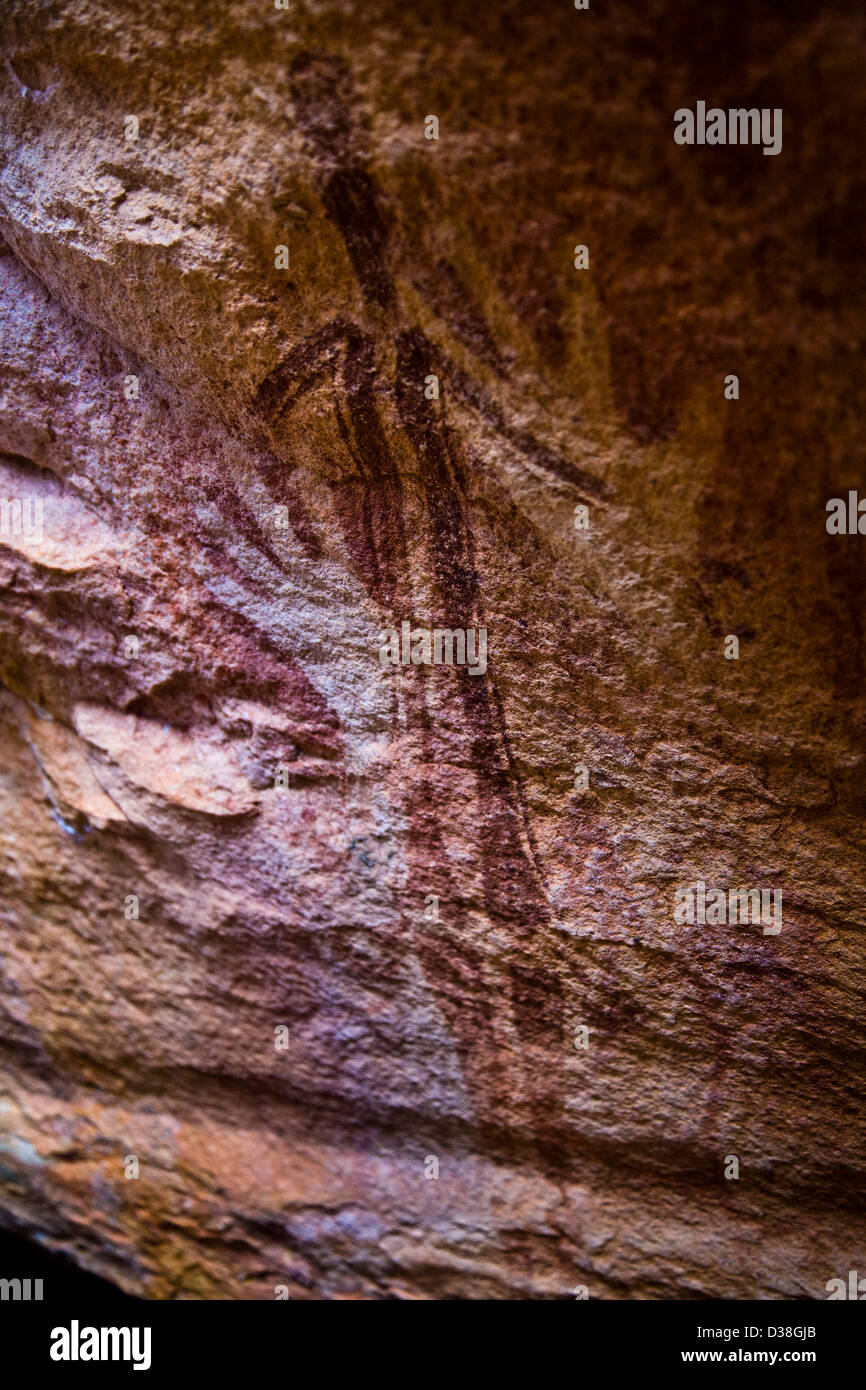 Gwion Gwion (or Bradshaw) rock art, Jar Island in Vansittart Bay ...