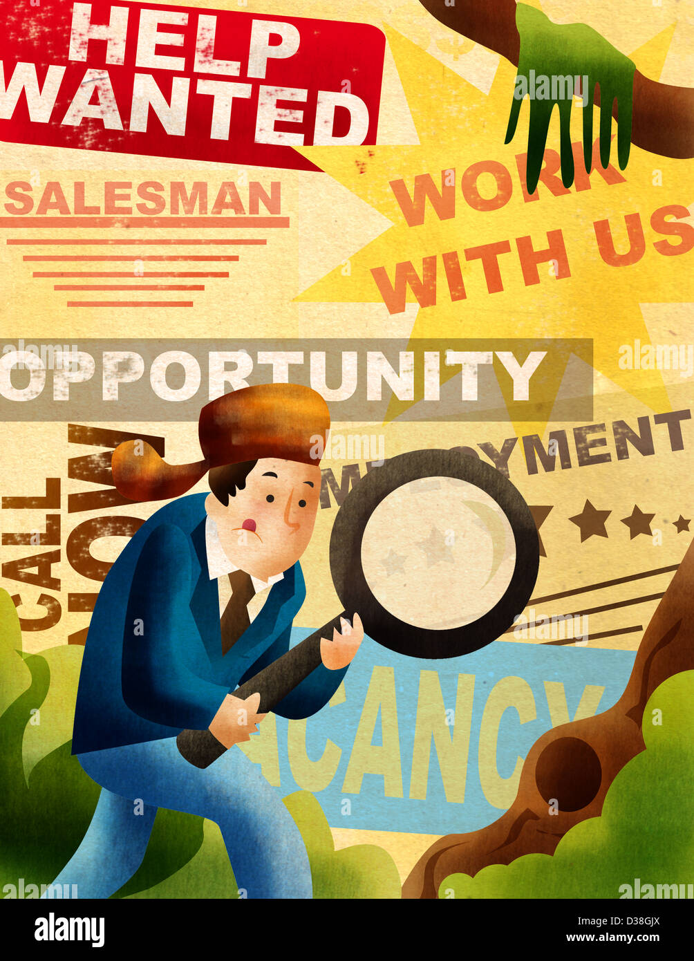 Magnifying glass search hi-res stock photography and images - Alamy