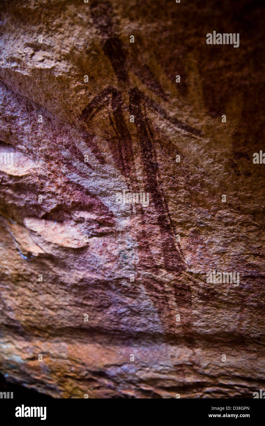 Gwion Gwion (or Bradshaw) rock art, Jar Island in Vansittart Bay ...