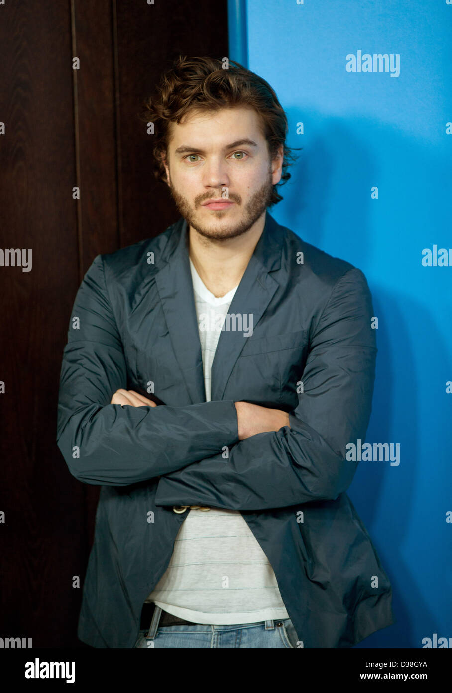 US actor Emile Hirsch poses at a photocall for the movie 'Prince ...