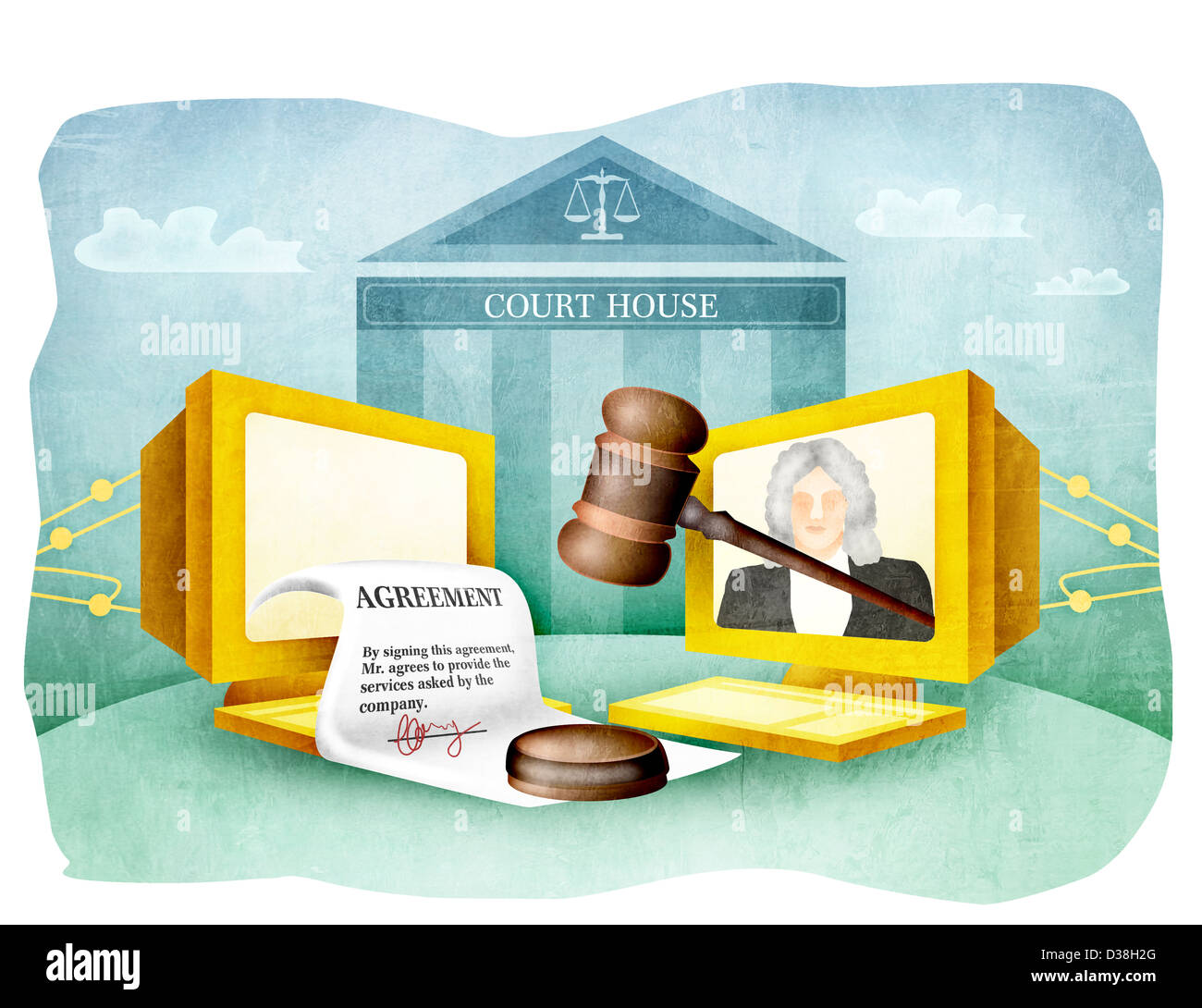 Online things Cut Out Stock Images & Pictures - Alamy