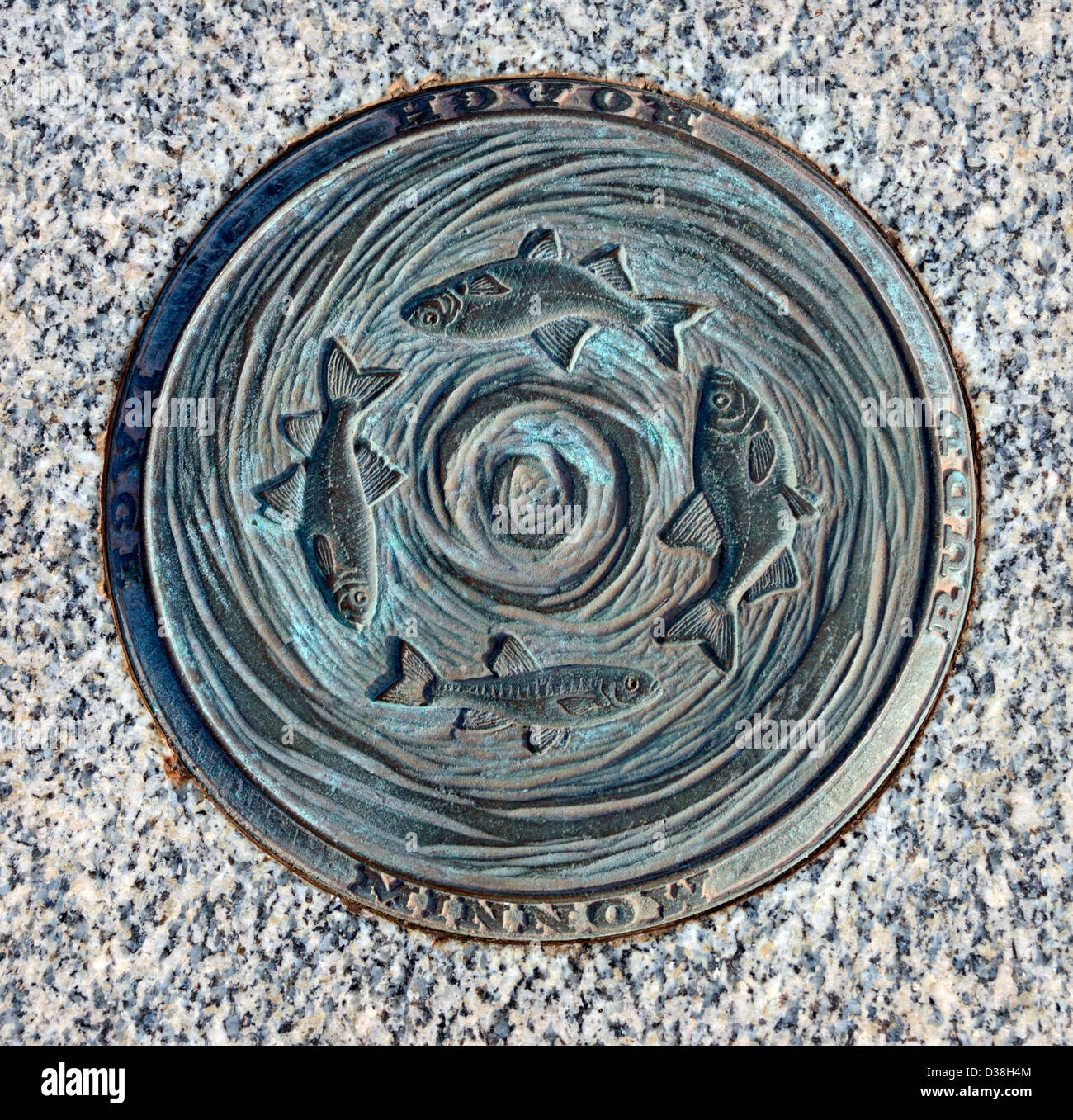 'The Food Chain', Dace, Roach, Rudd, Minnow. Outdoor sculpture. The ...