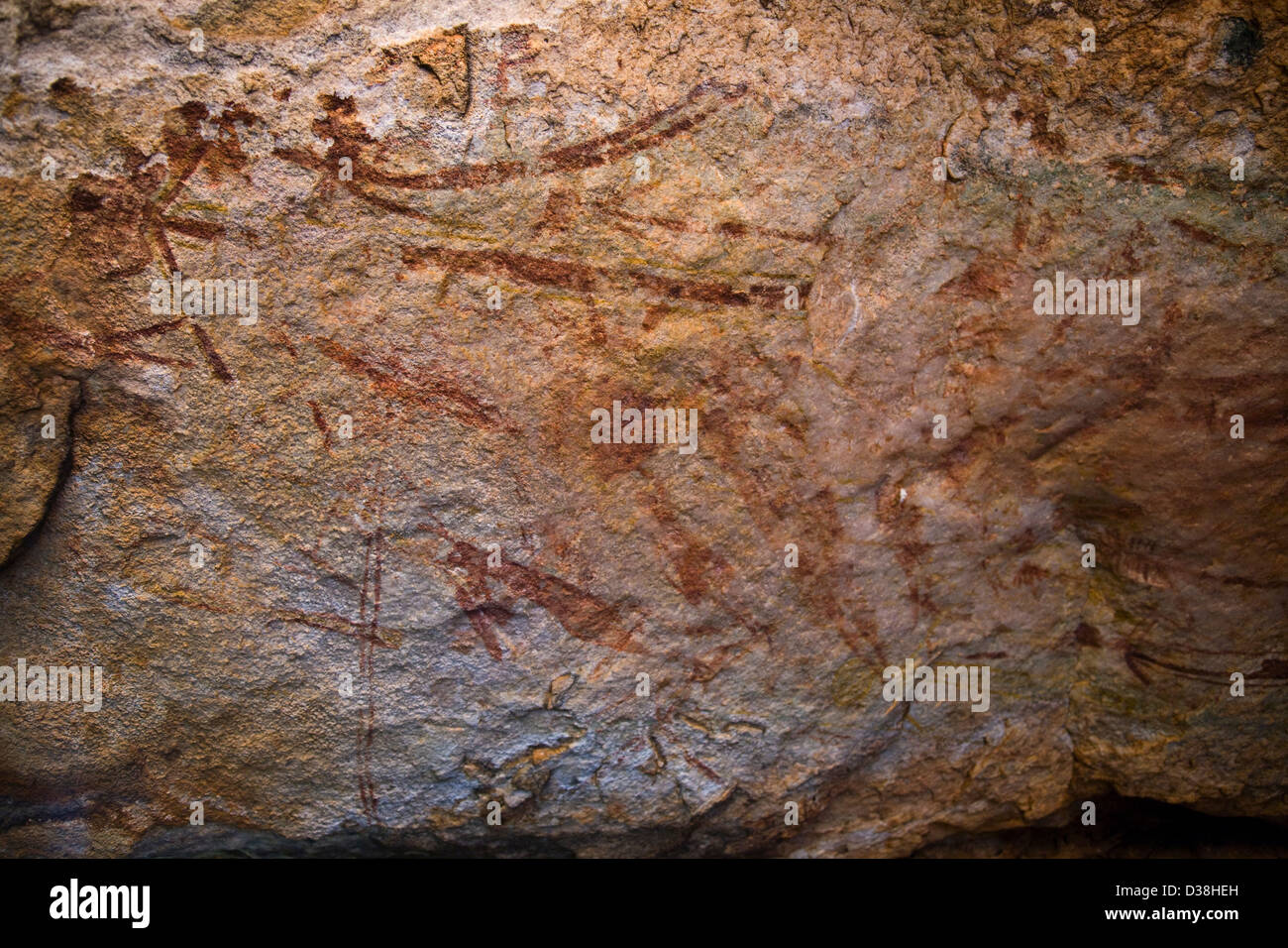 Gwion Gwion (or Bradshaw) rock art, Jar Island in Vansittart Bay ...