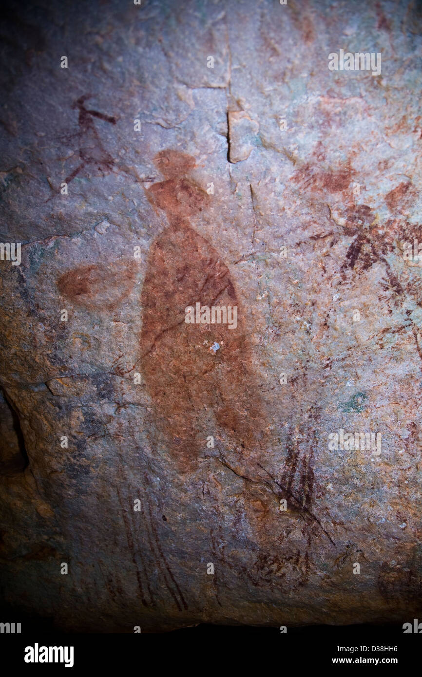 Gwion Gwion (or Bradshaw) rock art, Jar Island in Vansittart Bay ...