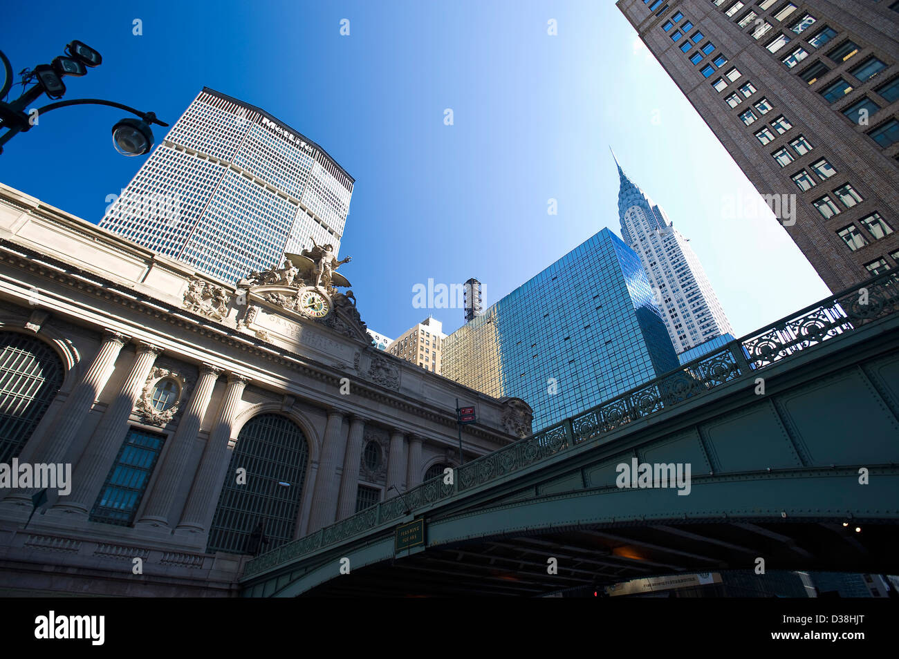 Low angle view of urban buildings Stock Photo - Alamy