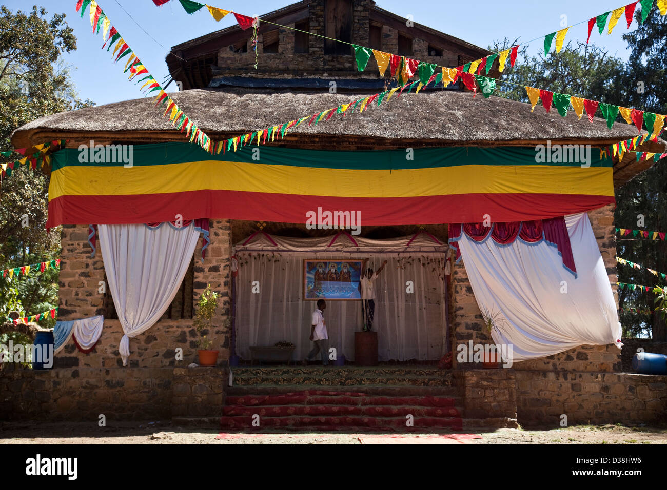 Debre Birhan Selassie Church, Gondar, Ethiopia Stock Photo - Alamy