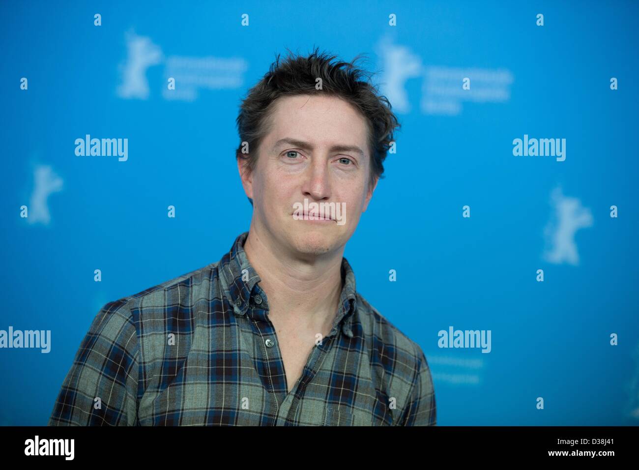 US director David Gordon Green poses at a photocall for the movie ...