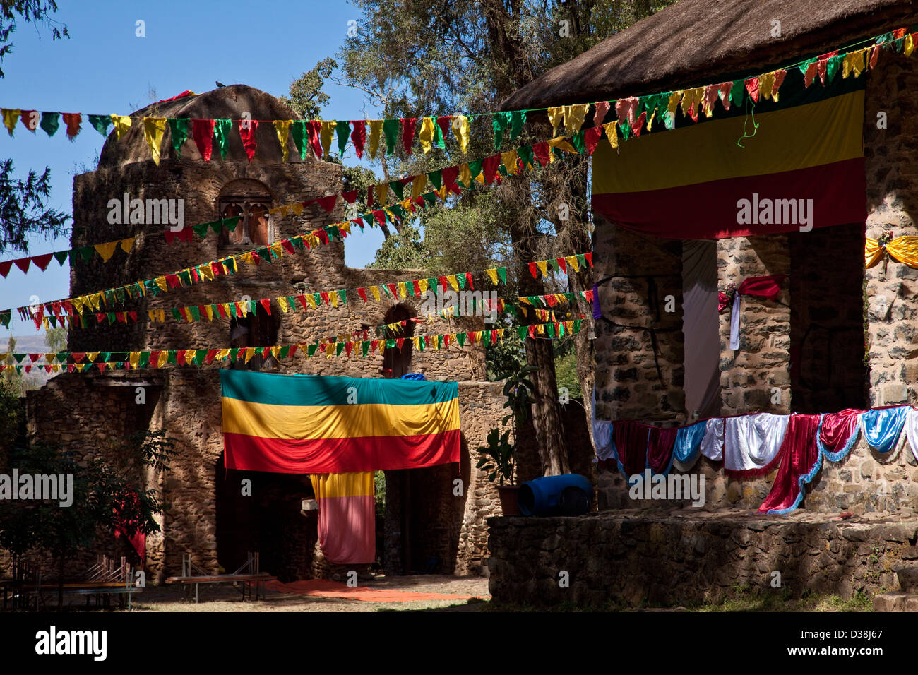 Debre Birhan Selassie Church, Gondar, Ethiopia Stock Photo - Alamy