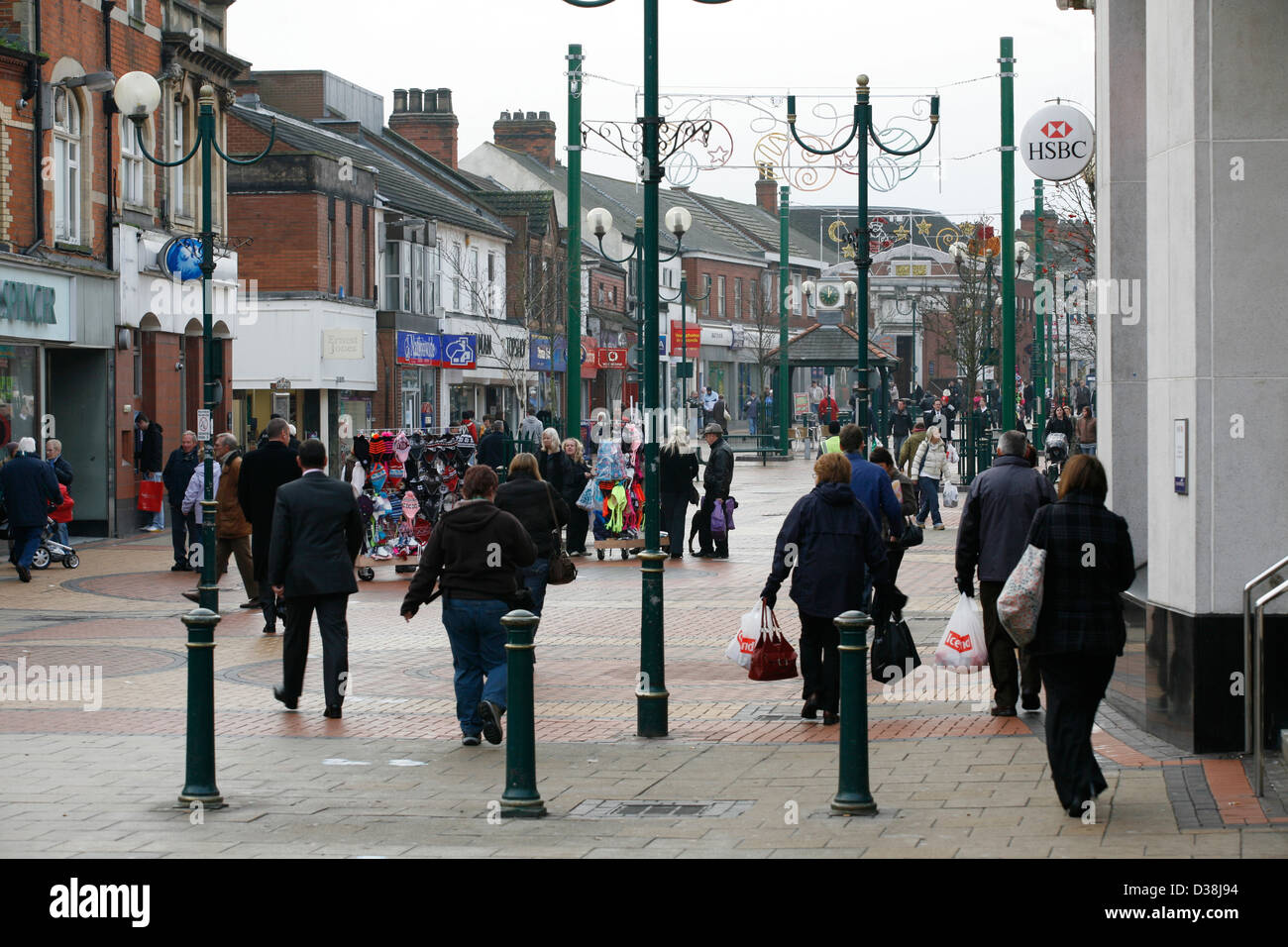 Scunthorpe Town Centre High Street Stock Photo - Alamy