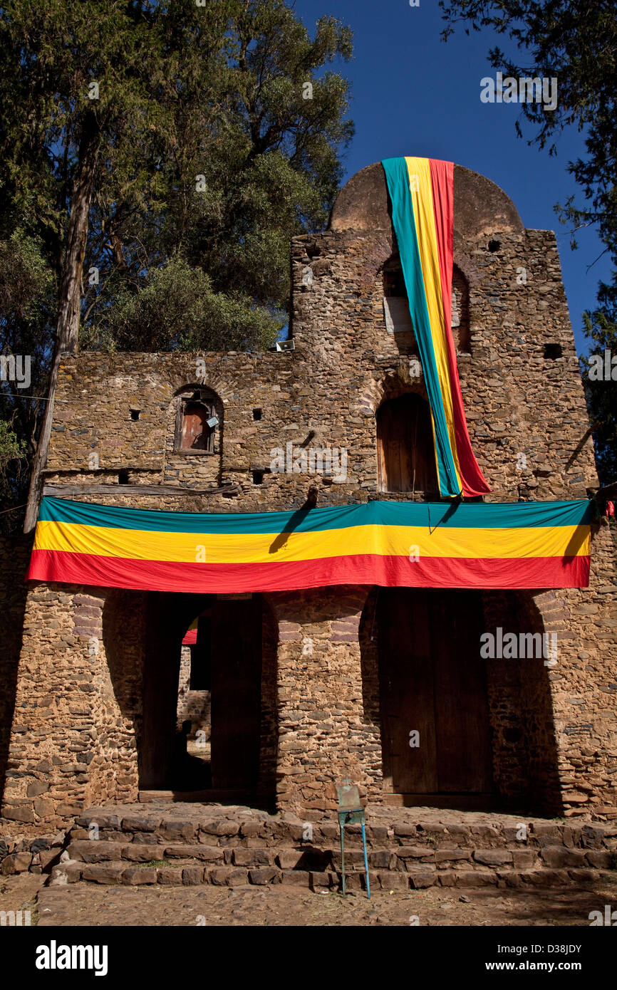 Debre Birhan Selassie Church, Gondar, Ethiopia Stock Photo - Alamy
