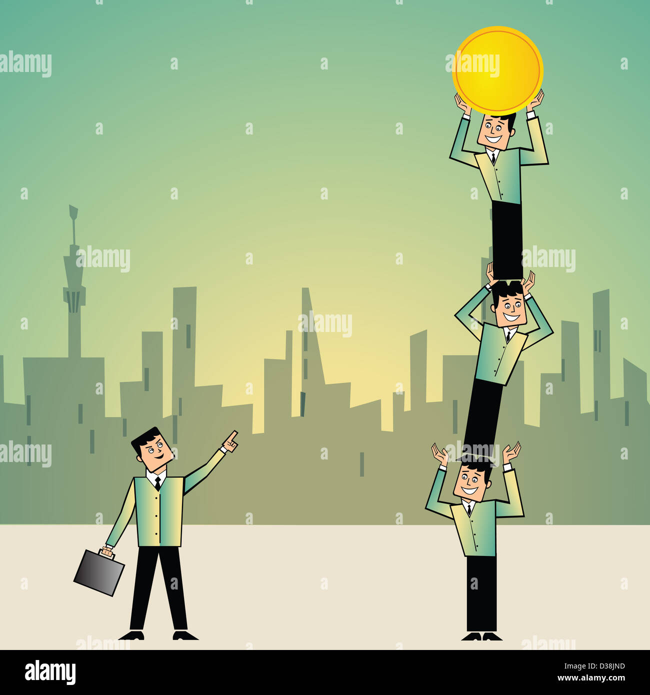 Person pointing at another hi-res stock photography and images - Alamy