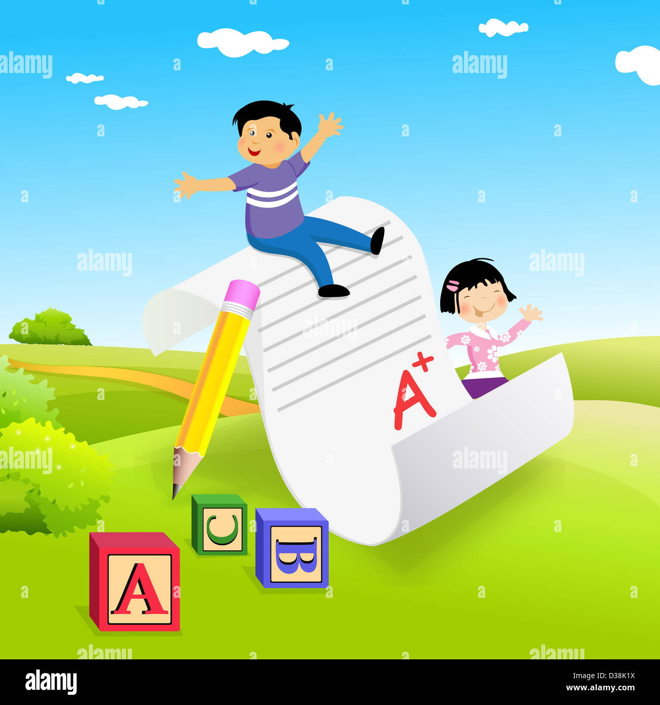 Animated Picture Of Good Report Card