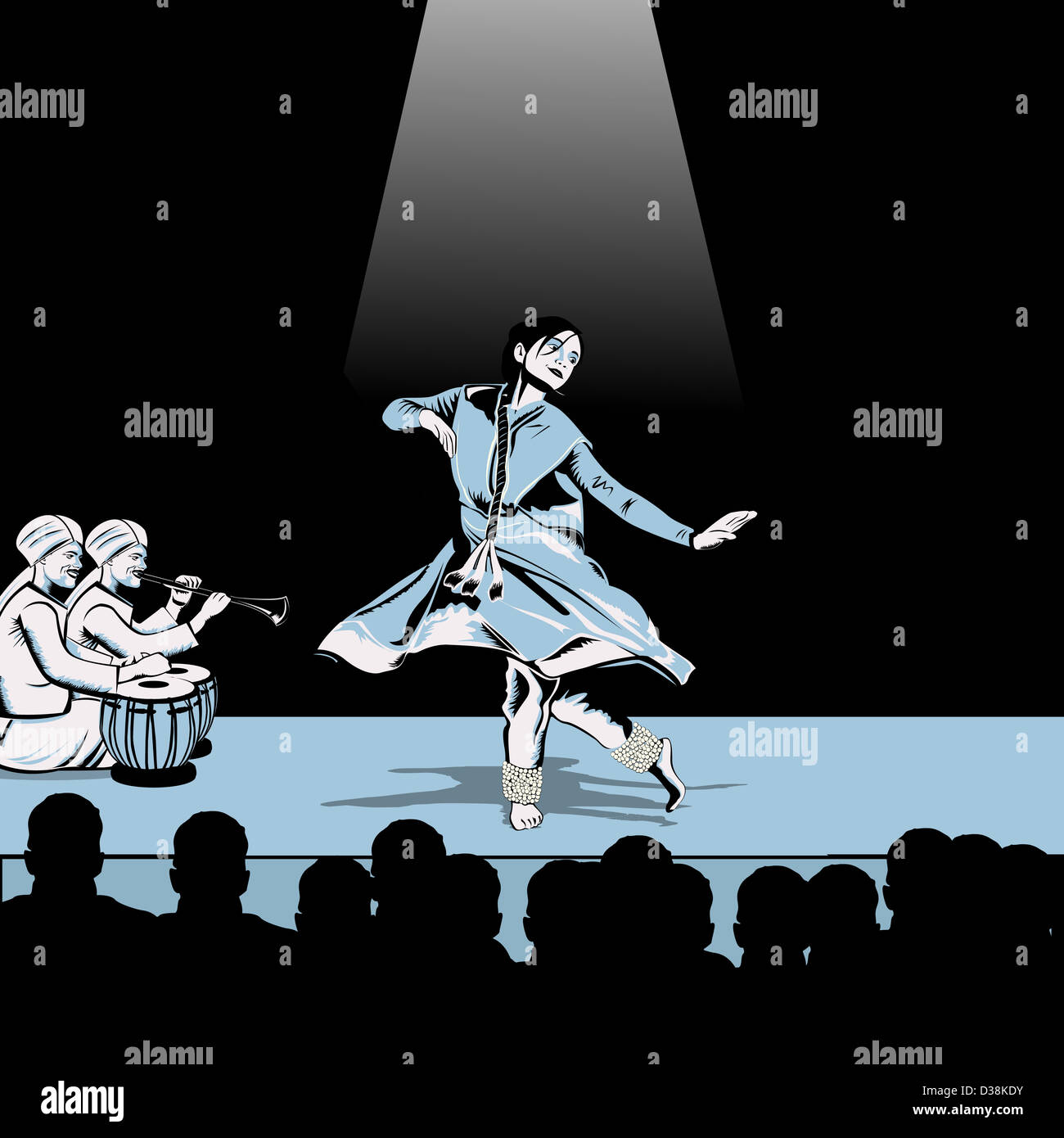 Classical indian group dance hi-res stock photography and images - Alamy