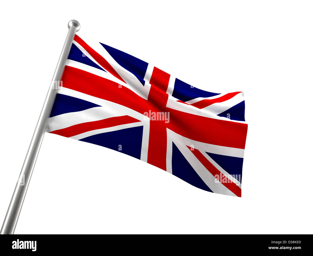 england flag isolated on white Stock Photo - Alamy