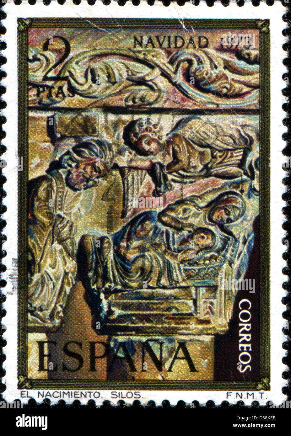 Old spanish postage stamps hi-res stock photography and images - Alamy