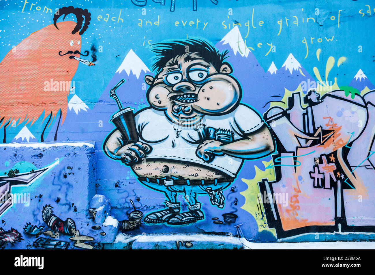 Fat graffiti hi-res stock photography and images - Alamy