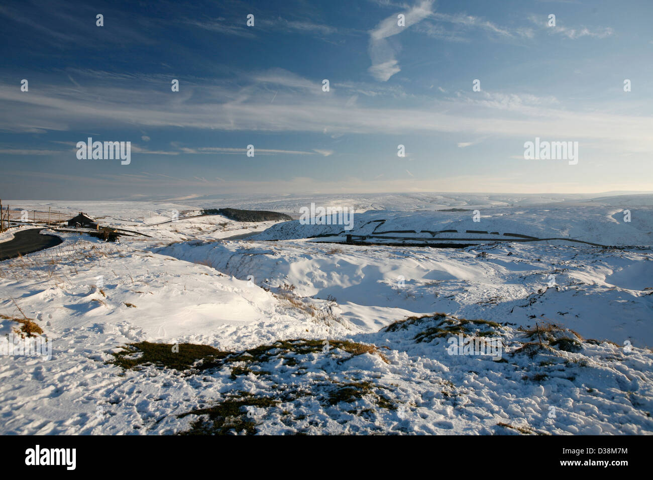 Deep Snow Drifts Winter Yorkshire High Resolution Stock Photography and ...