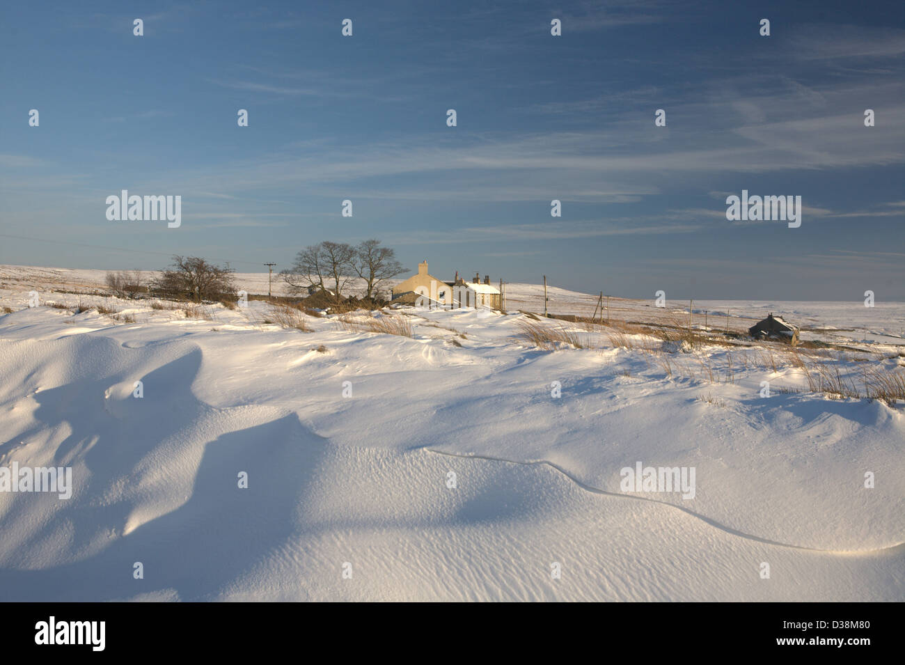 Deep Snow Drifts Winter Yorkshire High Resolution Stock Photography and ...