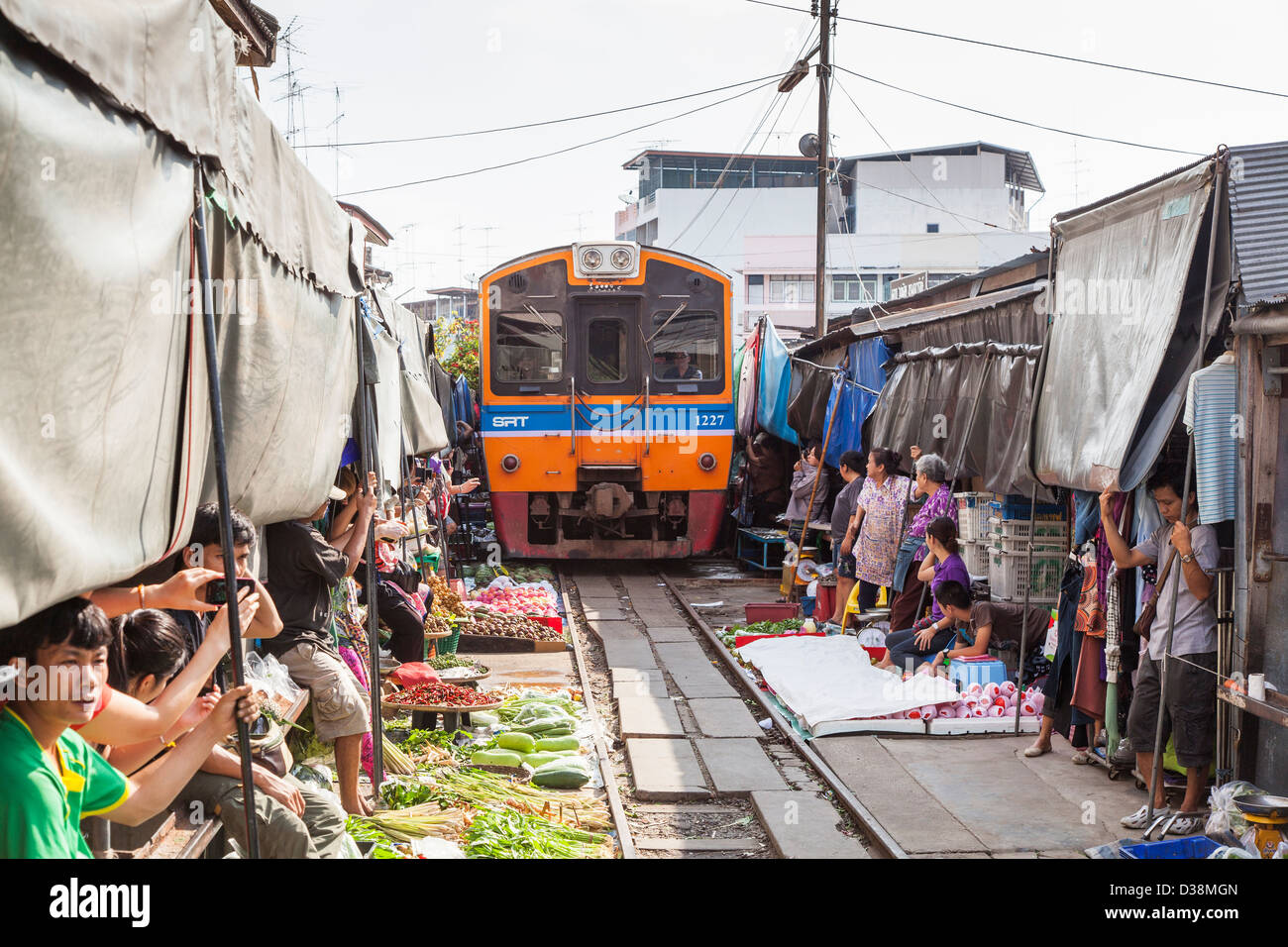 Bangkok Train Market Location