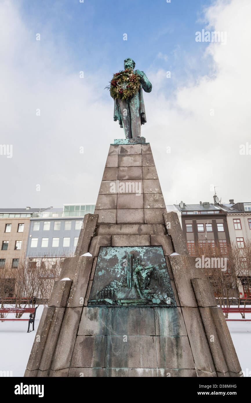 Statue jon sigurdsson hi-res stock photography and images - Alamy