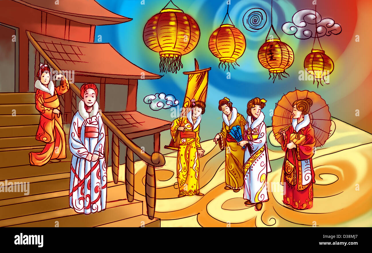 People celebrating Seijin Shiki festival, Japan Stock Photo - Alamy